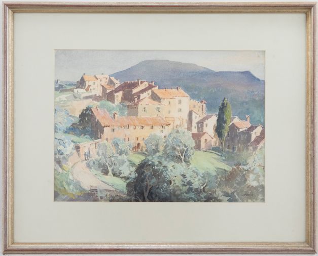 John Mace - Mid 20th Century Watercolour, Roquebrun