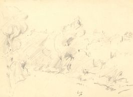 Joseph Harold Swanwick - Early 20th Century Graphite Drawing, Landscape ...