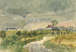 Elizabeth Scott-Moore - Early 20th Century Watercolour, Landscape with ...