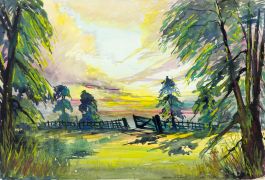 Lester S. Clarke - Mid 20th Century Watercolour, Heaven's Gate