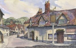 J. Francis Smith - Mid 20th Century Lithograph, The Eight Bells Inn ...