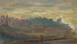 Edwin Philip Corin (1863-1940) - Early 20th Century Oil, View of an Estate