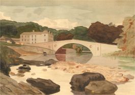 Mid 20th Century Watercolour - Arch Bridge. Cumberland