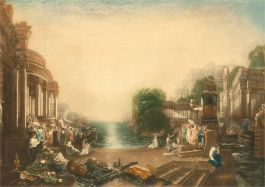John Cother Webb after Turner - Early 20thC Mezzotint, The Decline of ...