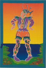 Susan Paine - Contemporary Silkscreen, Green Man I