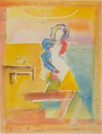 Susan Paine - 20th Century Watercolour, Madame Butterfly