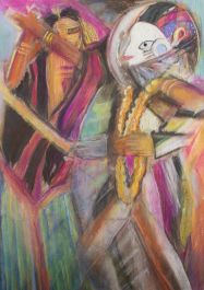 Susan Paine - 20th Century Pastel, The Cosmonaut