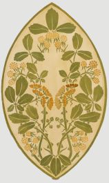 William Henry Ladd - Early 20th Century Watercolour, Lozenge Panel Design
