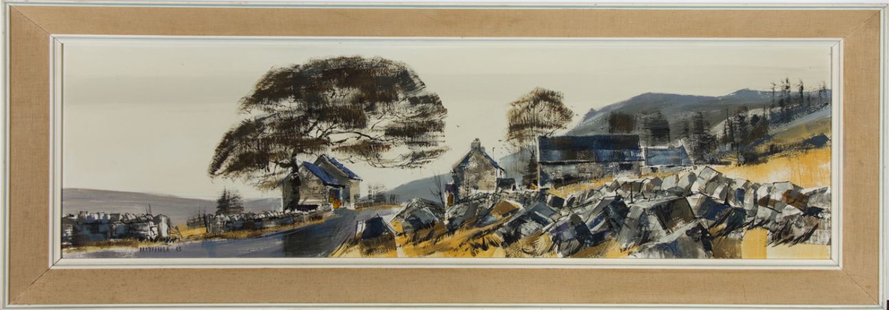 Michael Barnfather (b.1934) - 1965 Oil, Lake District near Ambleside