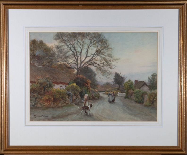 Thomas Ellison RCA (1866-c.1942) - Late 19th Century Watercolour, Evening