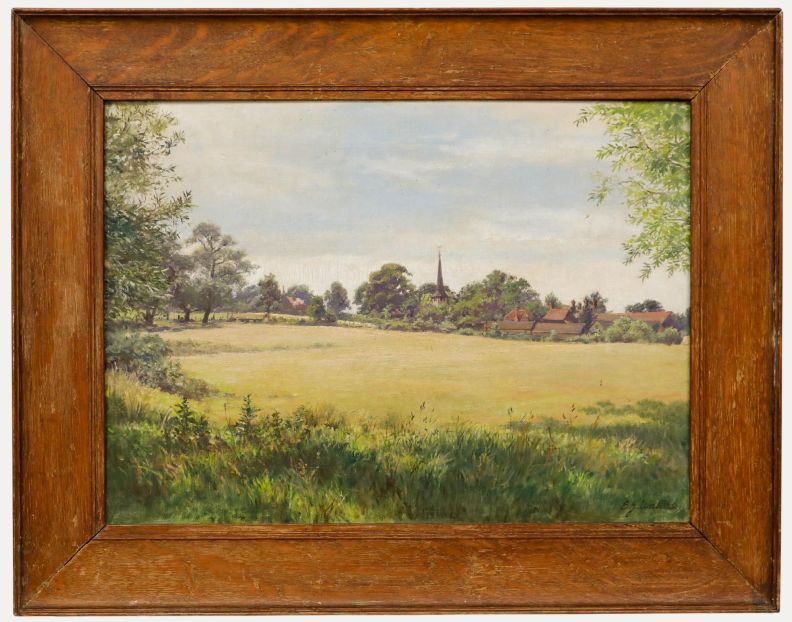 Edward J. Waters - 20th Century Oil, Shenfield Church, Brentwood