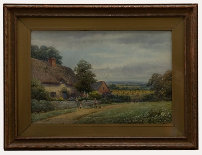 Harold Lawes (1865-1940) - Framed Early 20th Century Watercolour, End ...