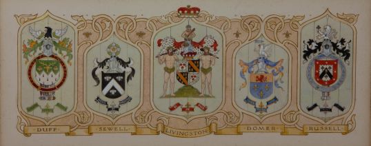 Sir Hector Livingston Duff - Early 20th Century Watercolour, Five ...