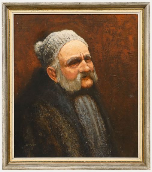 Roy Ray (1936-1921) - 1971 Oil, The Penzance Organ Grinder