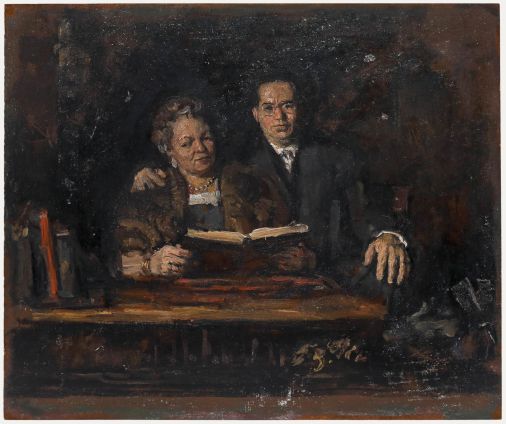 George Weissbort (1928-2013) - 20th Century Oil, The Married Couple