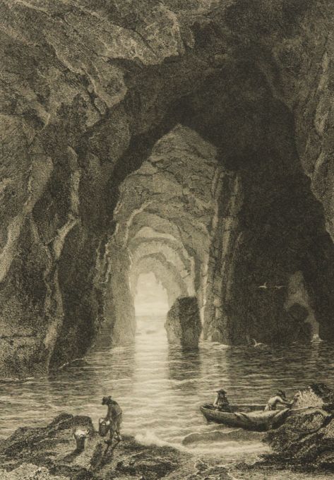Louis-Leroy (1812–1885) - Mid 19th Century Etching, Grotte de la Mer ...