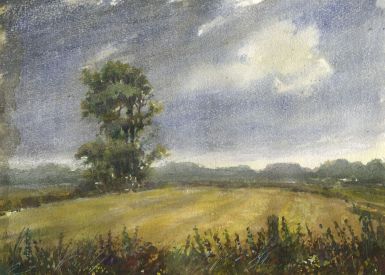 Michael Nethersole - Contemporary Watercolour, Midgham, Berkshire