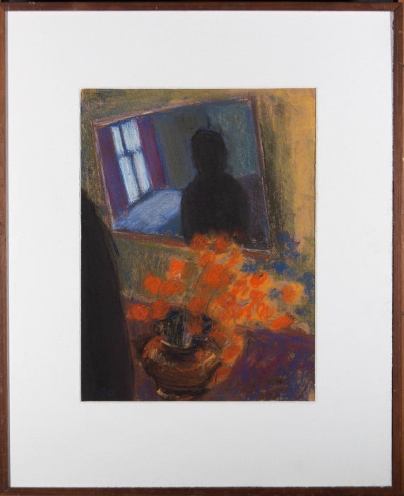 Geoff Ogden NSA (1929-1997) - c.1960 Pastel, The Reflection