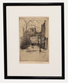 Harry George Webb (1862-1936) - Late 19th Century Etching, Cheyne Walk ...