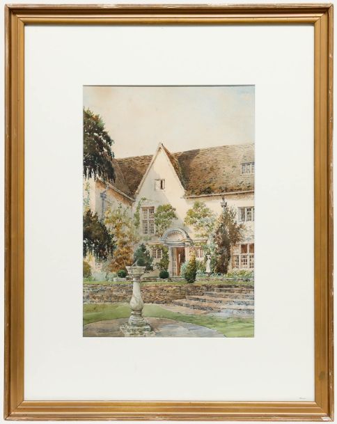 Arthur Cecil Fare (1876-1958) - 1922 Watercolour, Heneage Court