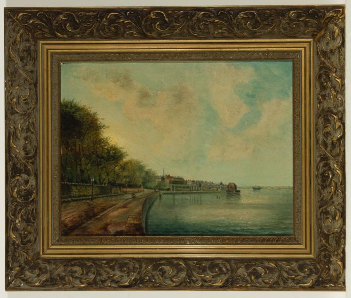 Henry Edward Locke (1862-1925) - Signed circa 1889 Oil, Southampton in ...