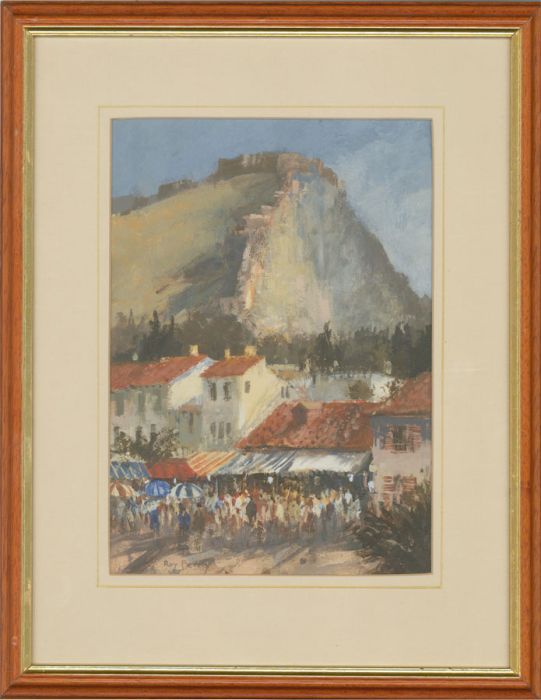Roy Perry RI (1935-1993) - Signed & Framed 20th Century Oil, Spanish ...