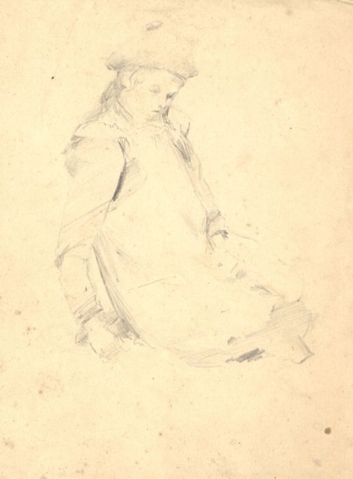 Joseph Harold Swanwick - Early 20th Century Graphite Drawing, Portrait