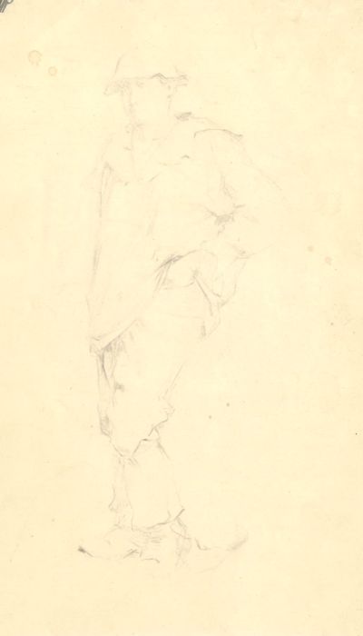 Joseph Harold Swanwick - Early 20th Century Graphite Drawing, Portrait