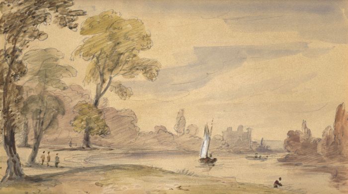 Attributed R.R. Reinagle RA - Early 19th Century Watercolour, Hampton Court