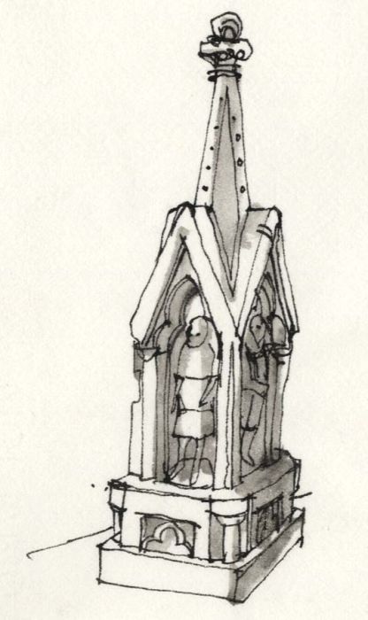 Paul Sharp - 1964 Pen and Ink Drawing, Cambridge County Museum