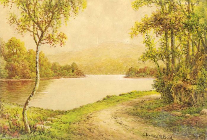 Charles A. Bool - Late 19th Century Watercolour, Loch Katrine, Scotland