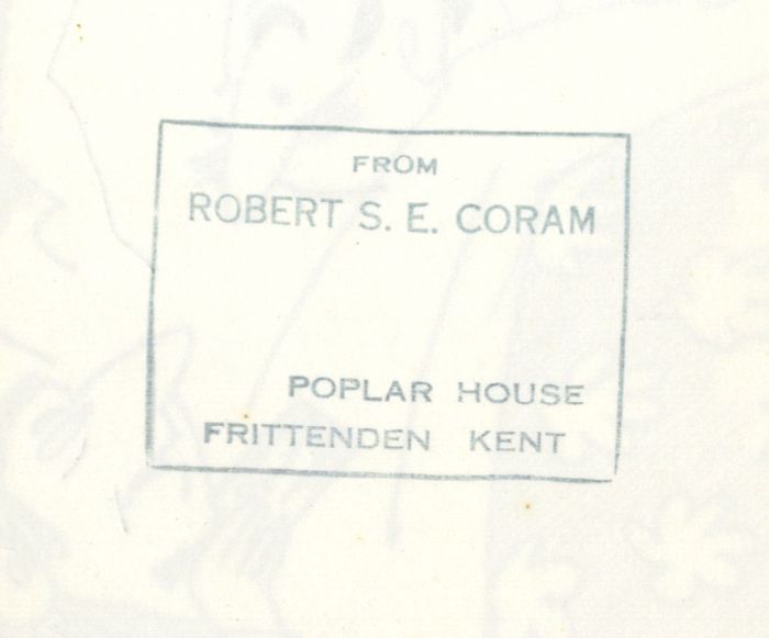 Robert S.E. Coram (Maroc) - Mid 20th Century Pen and Ink Drawing, Cartoon