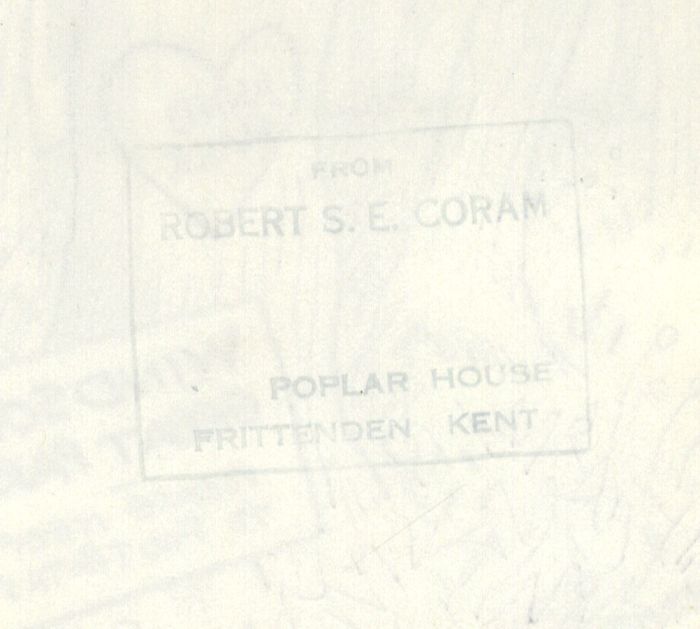 Robert S.E. Coram (Maroc) - Mid 20th Century Pen and Ink Drawing, Cartoon