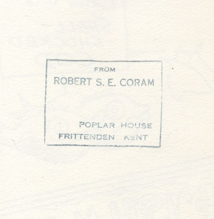 Robert S.E. Coram (Maroc) - Mid 20th Century Pen and Ink Drawing, Cartoon