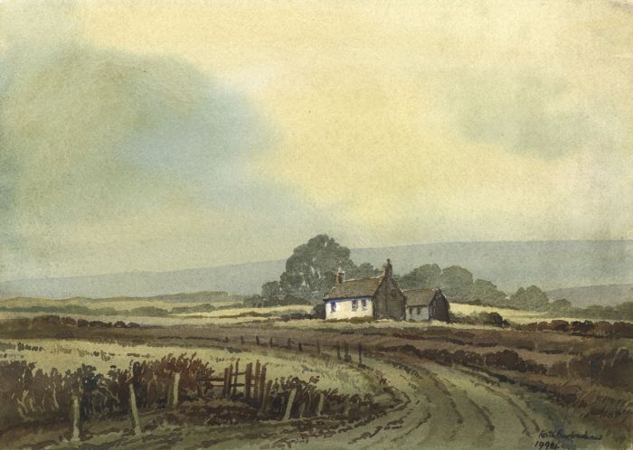 Keith Burtonshaw - 1994 Watercolour, Kent Landscape
