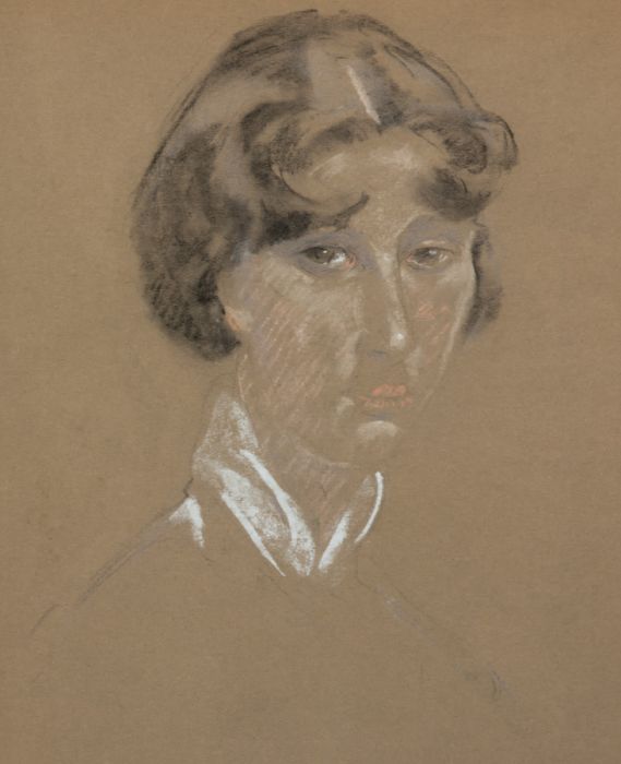 Gilbert Adams - Early 20th Century Pastel, Portrait of a Woman