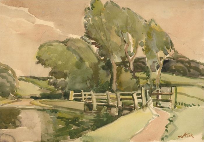 Horace Tuck (1876-1951) - Early 20th Century Watercolour, One Stormy Day
