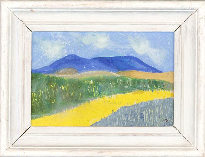 Seiriol Davies - Framed Contemporary Oil, Tirlun Gwent