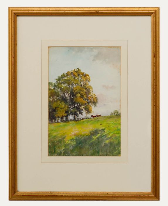 William Tatton Winter RBA (1855-1928) - Watercolour, Horse & Cart in a ...