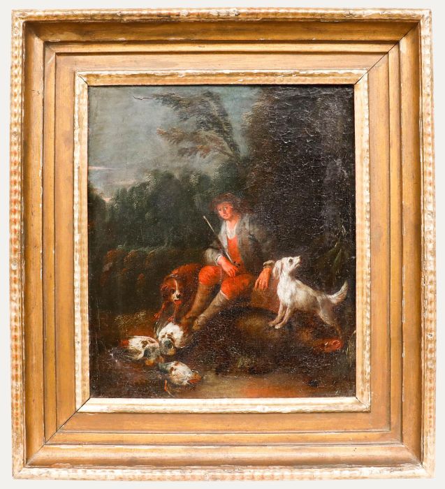 After Johann Georg Waxschlunger (1690-1737) - Early 19th Century Oil, A ...