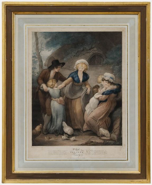 Charles Knight after Thomas Stothard - Stipple Engraving, The Tenant's ...