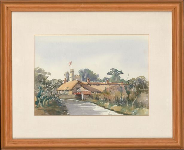Gerry Kinch - Contemporary Watercolour, St George's Day, Somerset
