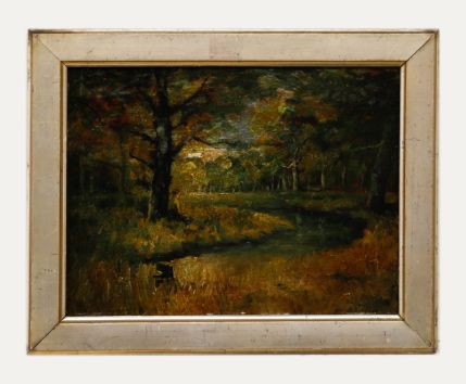 H. Simpson - Framed Mid 20th Century Oil, Nature's Noise