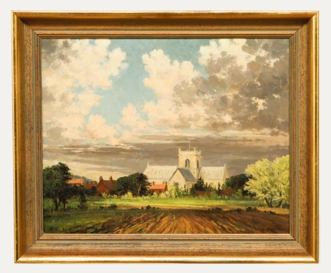 Clive Richard Browne (1901-1991) - 20th Century Oil, View of The ...