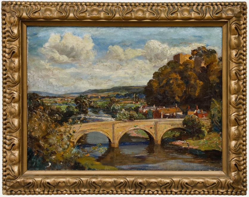 Circle of Herbert F. Royle (1870-1958) - Early 20th Century Oil, Durham ...