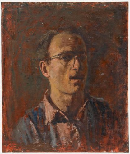 George Weissbort (1928-2013) - 20th Century Oil, A Look of Shock