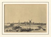 Mid 20th Century Lithograph - Windmill