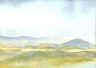 Mary Mercer - Signed Contemporary Watercolour, Morning Mist